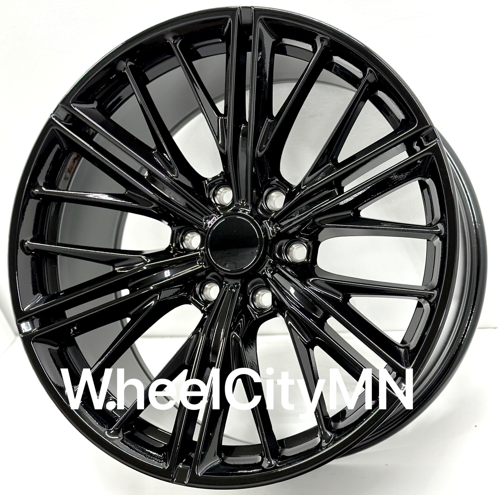 20" gloss black ZL1 Chevy Camaro OE replica rims fits 2022 GMC Sierra ...