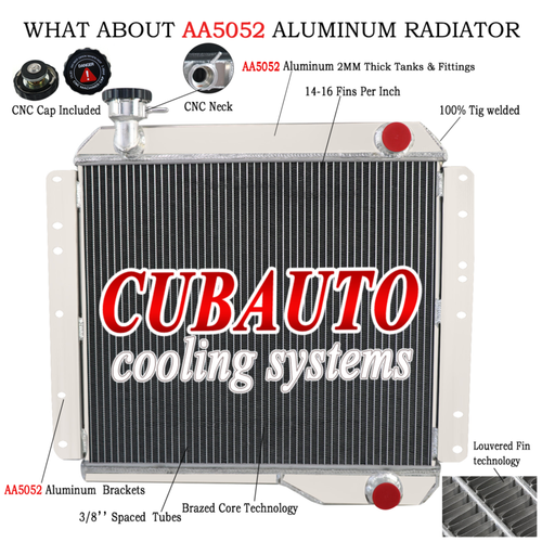 4 ROWS ALUMINUM RADIATOR FOR TOYOTA LANDCRUISER 40 SERIES HJ45 HJ47 2H ...