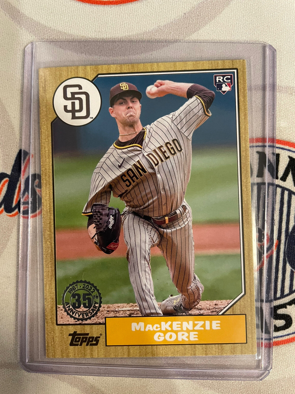 2022 Topps Update 1987 35th Anniversary MacKenzie Gore Rookie RC 87TBU ...