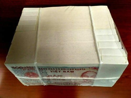 Lots 10,000 Pcs Vietnam 500 Dong Banknotes Brick Uncirculated 10000 ...
