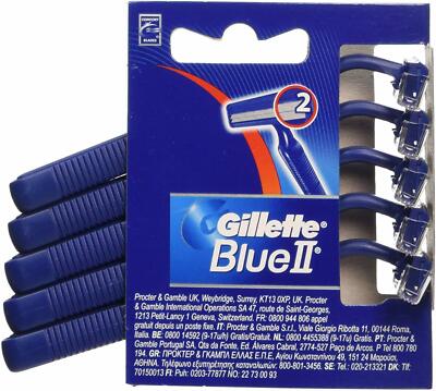 Blue Disposable Razors Fixed head Twin Blades 20 Blades SRG-21133 | eBay
