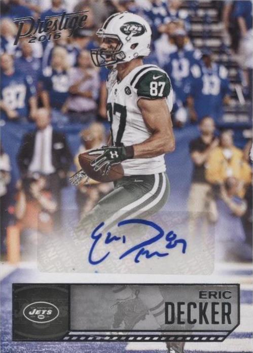2016 Panini Prestige - Veteran Signatures Eric Decker #47 (AU) for sale ...