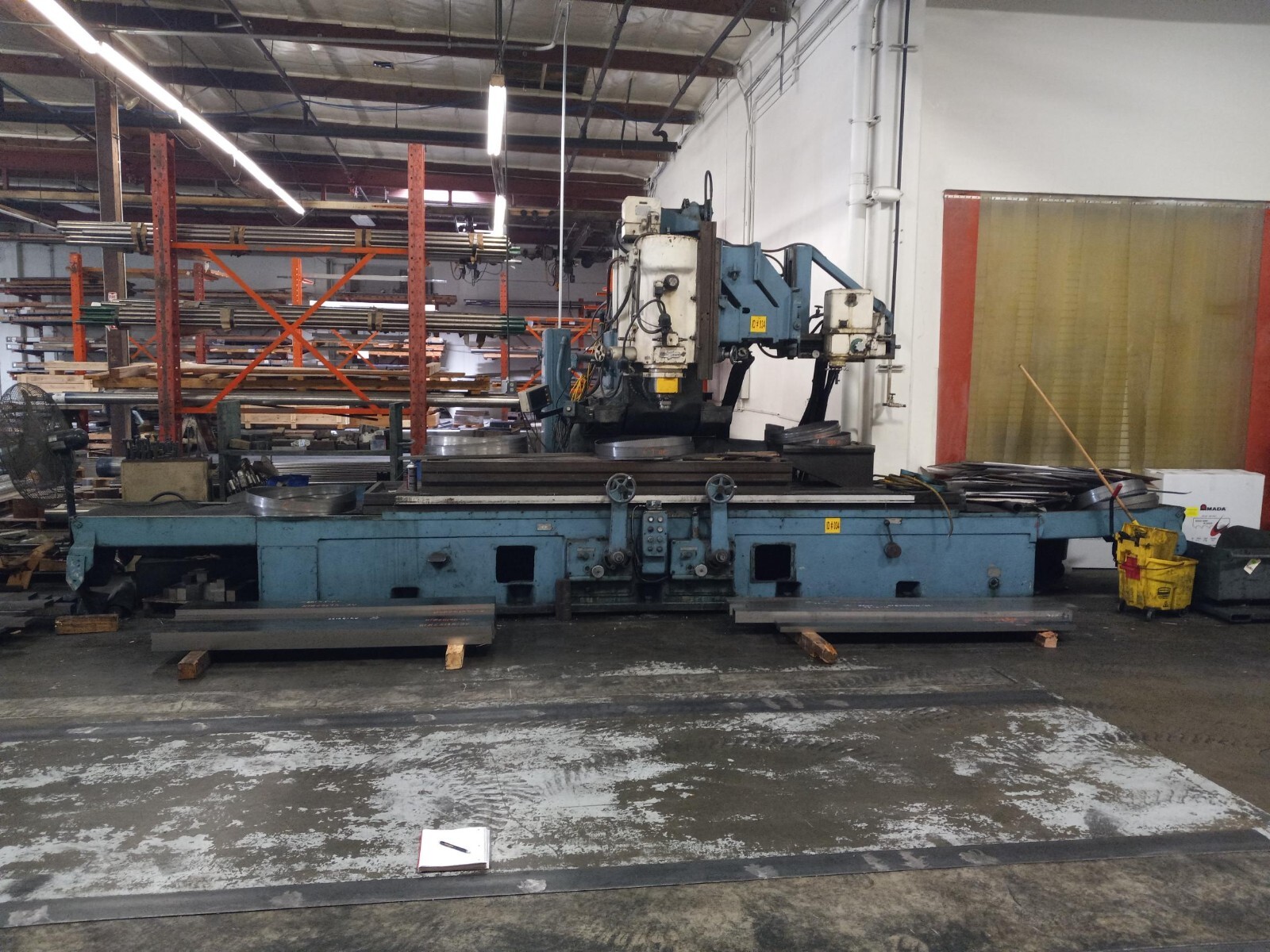 Cincinnati Hydro-Tel 28 Vertical Milling Machine 28" x 96" Table ...
