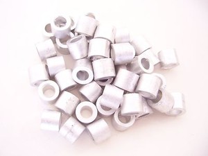 50 Aluminum Stops for 7/32" Wire Rope Cable, Made in USA | eBay