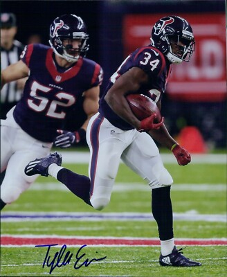 Tyler Ervin Houston Texans Signed 8x10 Glossy Photo PSA Authenticated ...