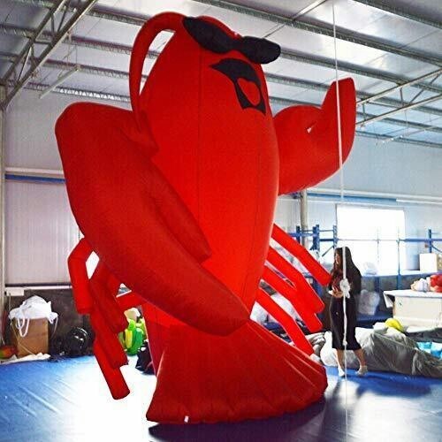 13FT Giant Inflatable Lobster Outdoor Crawfish Cartoon Model Inflatable ...