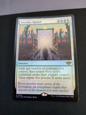 FOIL ANOTHER ROUND mtg NM Outlaws of Thunder Junction Rare | eBay