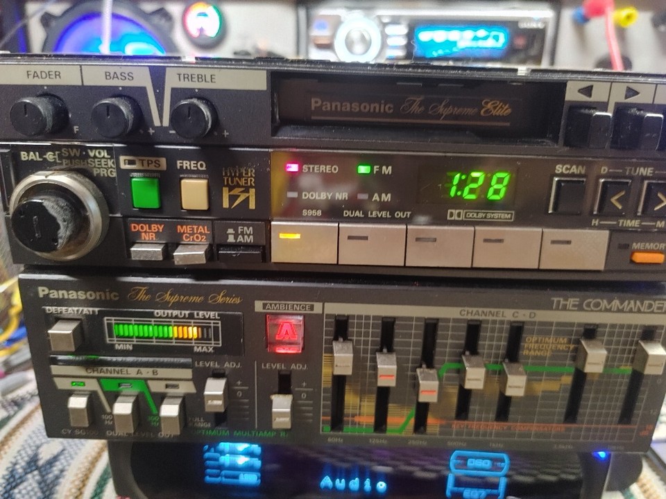 VTG Supreme Series Elite Panasonic Car Stereo Graphic Equalizer Audio ...