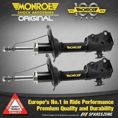 Front LH + RH Monroe Original Shock Absorbers for NISSAN BLUEBIRD U13 ...