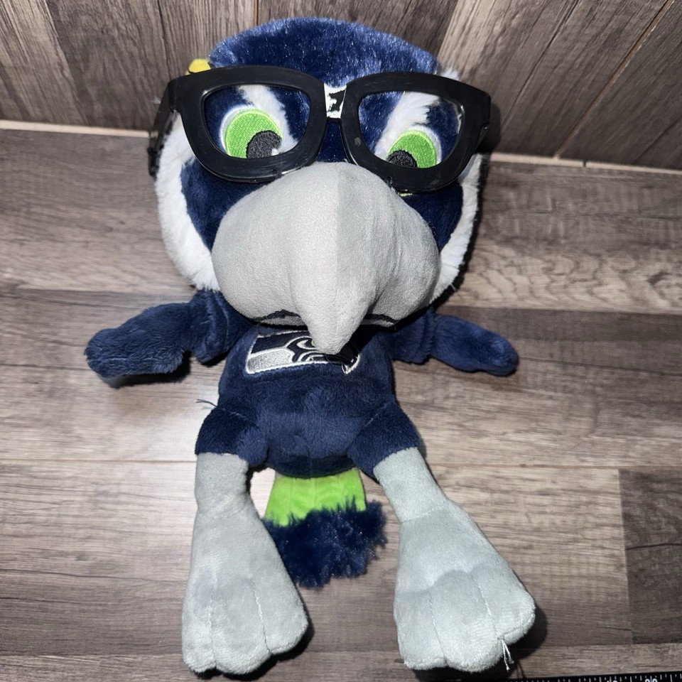 Seattle Seahawks NFL Football Plush Study Buddy Stuffed Animal Mascot ...