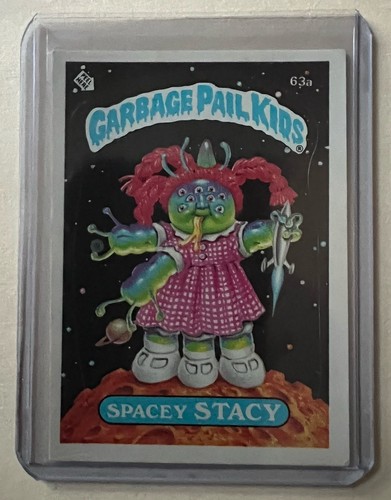 1985 Topps Garbage Pail Kids SPACEY STACY, Series 2 Sticker #63a ...