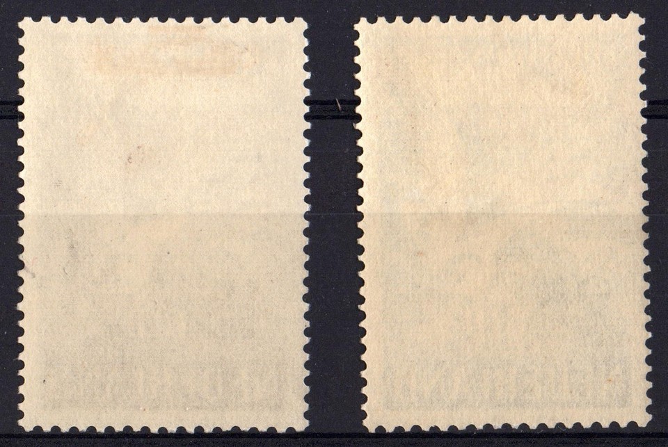 W0636 NETHERLANDS 1951 Air mail seagull 15 and 25gld NVPH LP11/12 MH | eBay