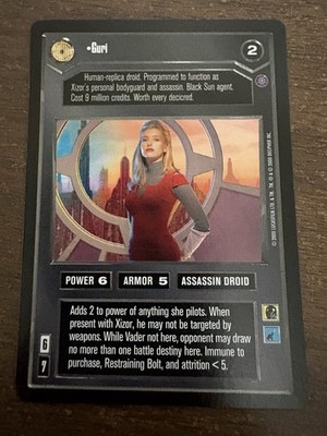 Star Wars CCG - Reflections II - Guri - Rare SWCCG PWE Tracking | eBay