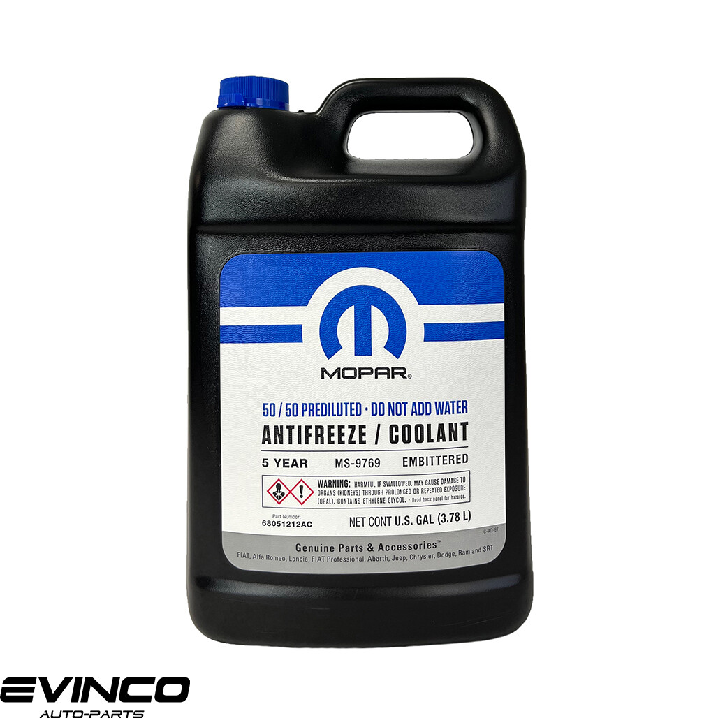 Mopar Antifreeze Coolant Orange 5 year 50/50 Prediluted 1 Gallon | eBay