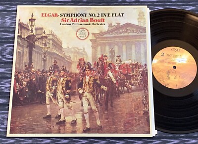 LP NM- Elgar Symphony No. 2 in E Flat Sir Adrian Boult London ...