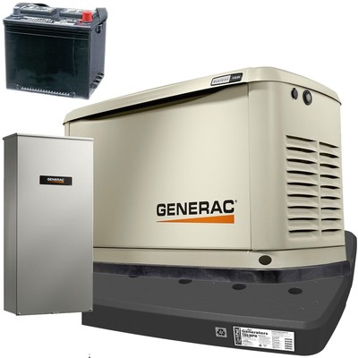 Generac Guardian® 14kW Aluminum Standby Generator System (200A Service ...