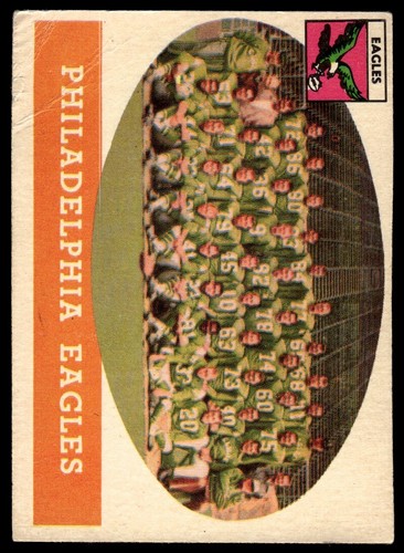 1958 TOPPS PHILADELPHIA EAGLES PHILADELPHIA EAGLES #109 | eBay