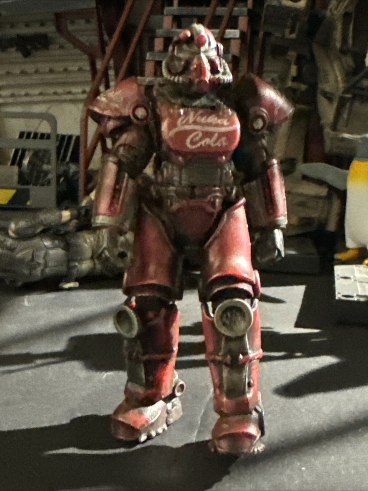 Fallout Mega Merge #10 Nuka T-51 Power Armor 4” Figure GameStop ...