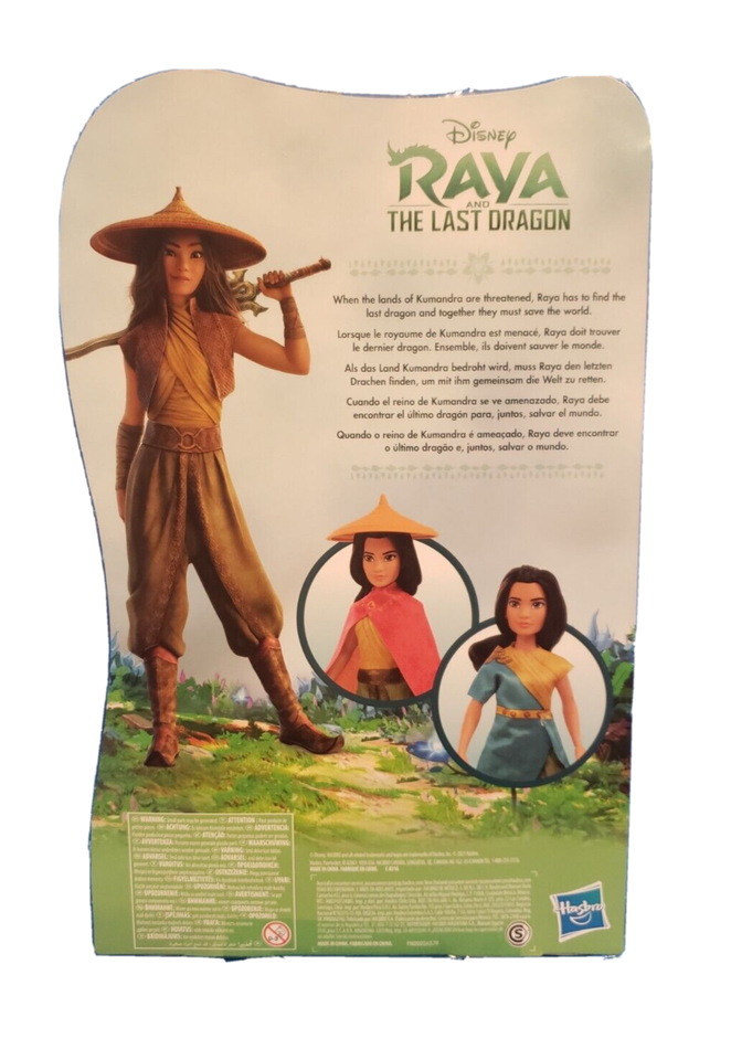 Disney Raya and The Last Dragon Raya's Adventure Styles Doll Hasbro NEW ...