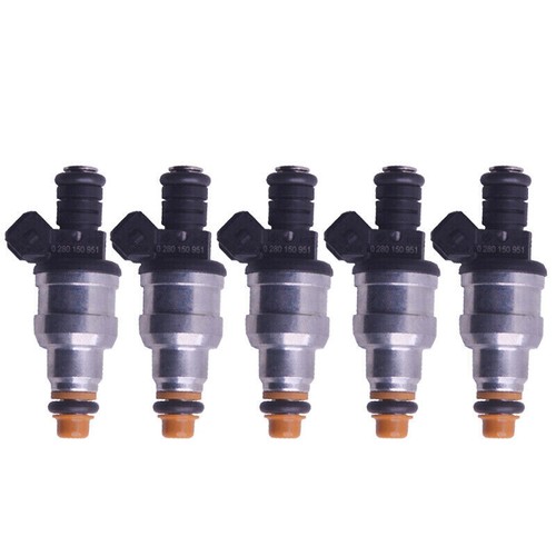 5PCS Silver Fuel Injector 0280150951 For 92-94 Audi 100 S2 S4 S6 2.2L ...