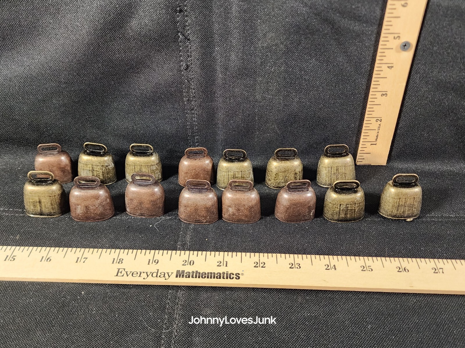 Vintage Lot Of 15 Cast Bells New Never Used Sleigh Bells Crafters Lot ...