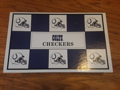 NFL HELMET Checkers Indianapolis Colts vs. MIAMI Dolphins rivalry game ...