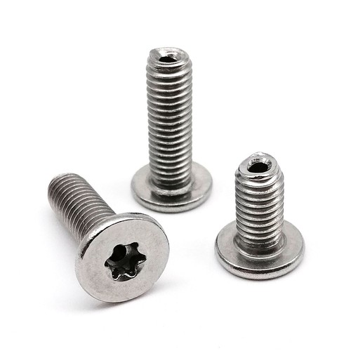 SS304 A2 Hollow Hole Through Torx Ultra Thin Flat Wafer Head Security ...