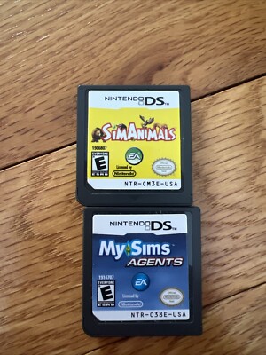 SIM DS games- MySimsAgents and SIM ANIMALS | eBay