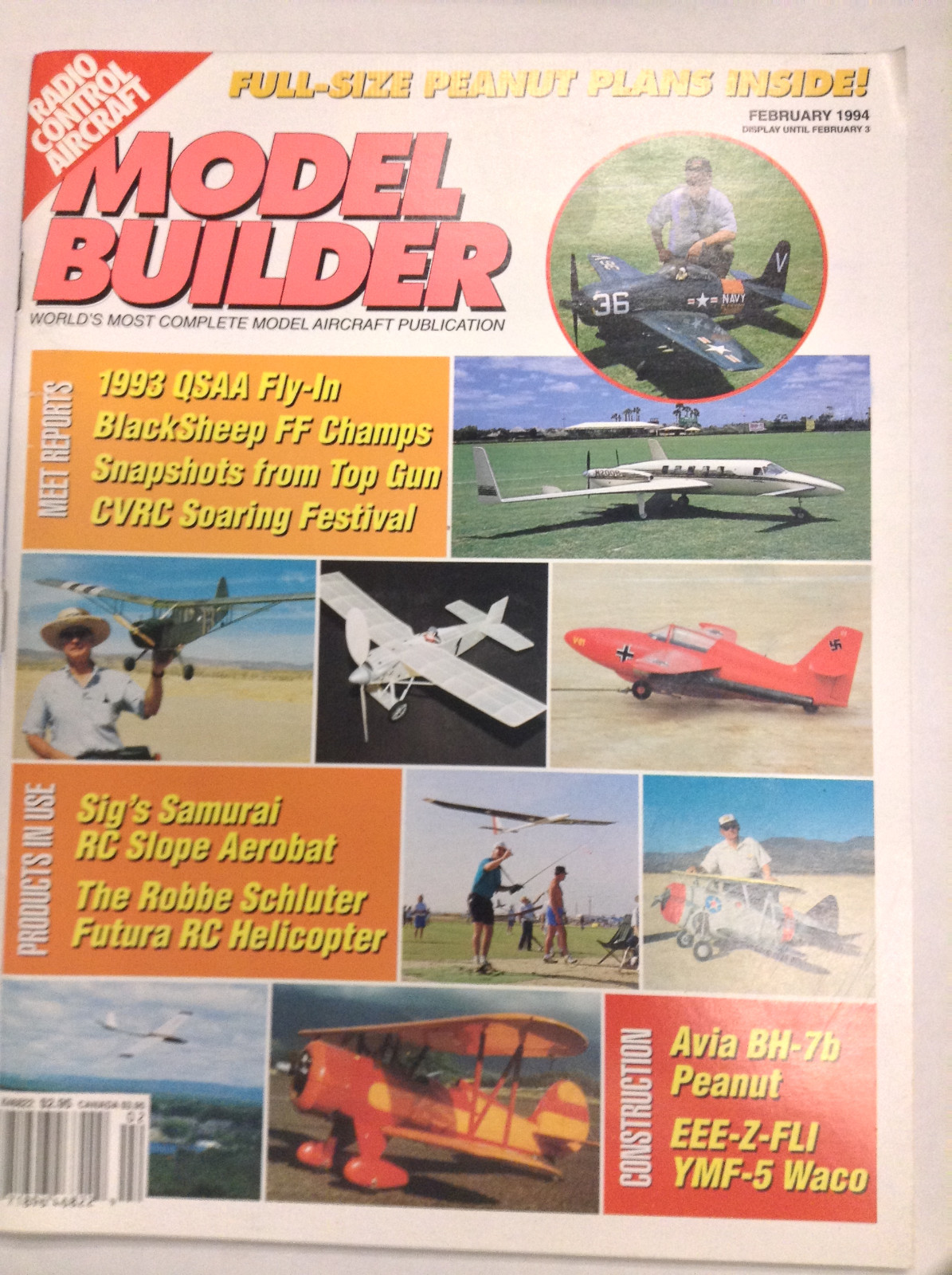 Model Builder Magazine QSAA Blacksheep FF Champs February 1994 ...