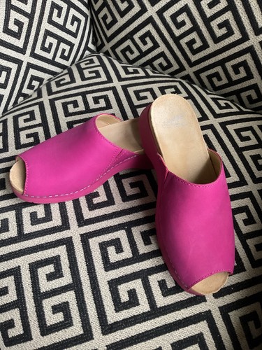 Women's Hot Pink Dansko Ravyn Slide Comfort Clog Sandals 36/US 6 | eBay