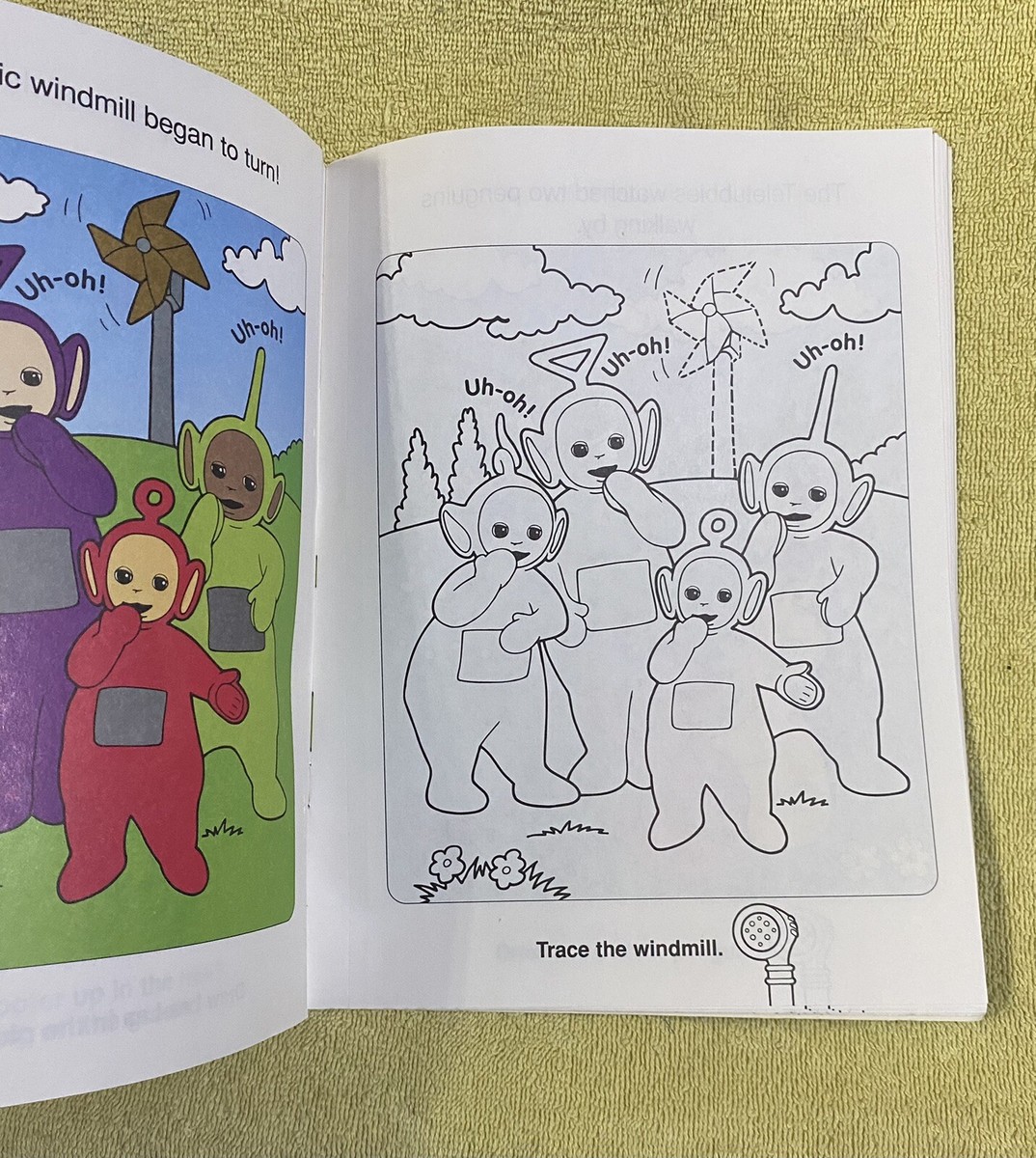 Teletubbies Coloring Pages Windmill