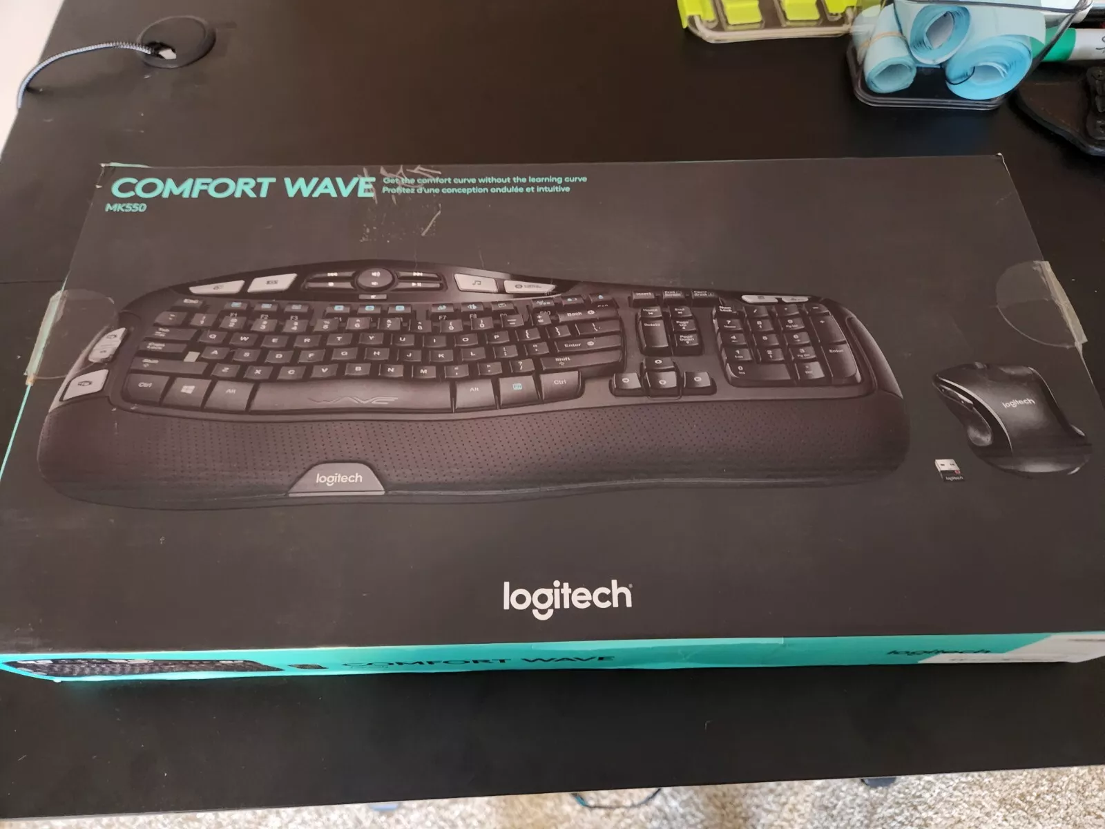 Logitech MK550 Comfort Wave Wireless Keyboard | eBay
