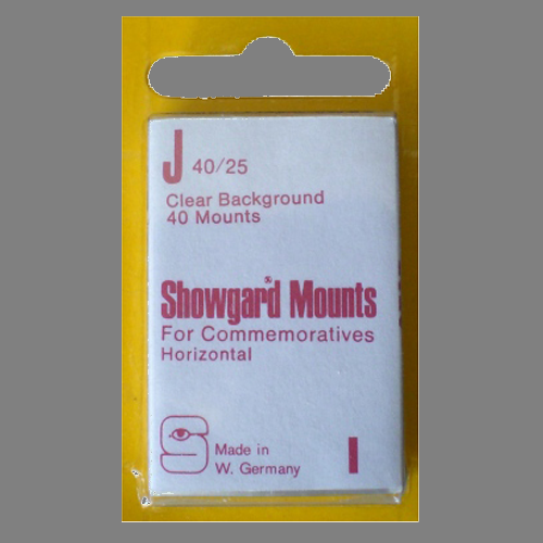 Showgard Pre-Cut Clear Stamp Mounts J 40 x 25mm | eBay
