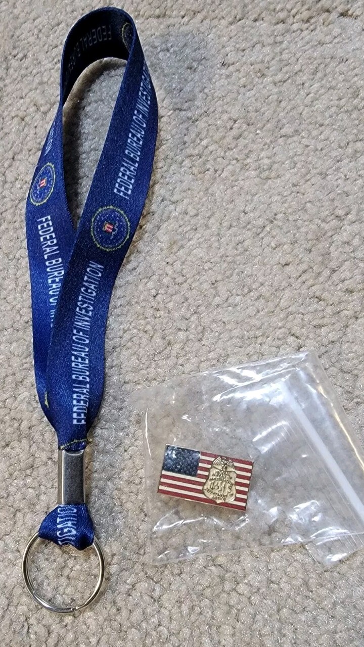 Rare Departmen of Justice Federal Bureau of Investigation FBI Lapel Pin ...