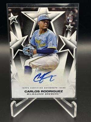 2025 Topps "BASEBALL STARS"~⭐CARLOS RODRIGUEZ⭐ {RC}《AUTOGRAPH/AUTO ...