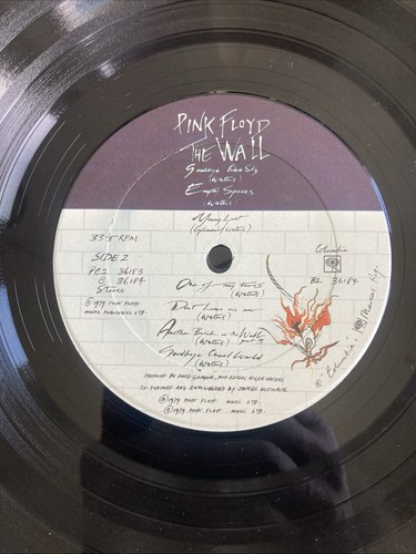 Pink Floyd "The Wall" 1979 Vinyl Records First Edition 36185 | eBay