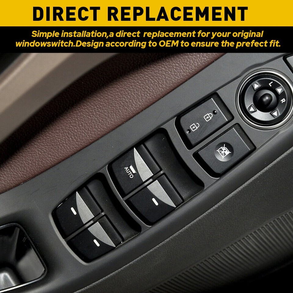 Fit Hyundai 2015 2014 Elantra 2016 Left Master Driver Door Window ...