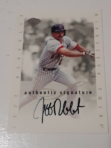 Jeff Reboulet Minnesota Twins 1996 Leaf Certified Autograph Card | eBay