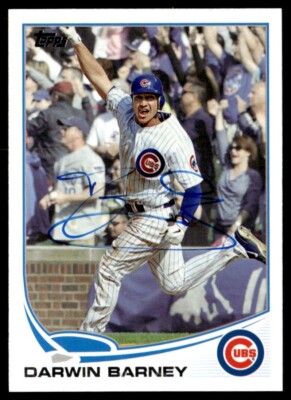 2013 Topps Darwin Barney Auto Chicago Cubs #299 Signed IP | eBay