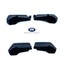 2020-2022 GMC Sierra 2500HD 3500HD Front & Rear Molded Splash Guards ...