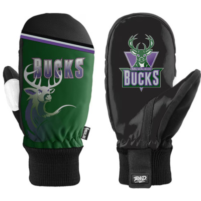 Milwaukee Bucks NBA Lab Rad 3M Thinsulate Gloves Snowboarding New Large ...