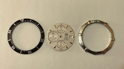 Tag Heuer Bezel Insert and Dial. Genuine Tag Heuer Dial. Authentic ...