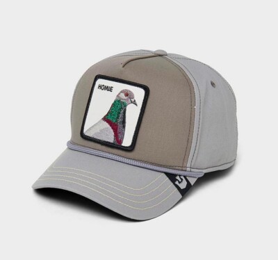 Goorin Bros The Farm SnapBack Baseball Hat HOMIE Pigeon 100 Gray | eBay