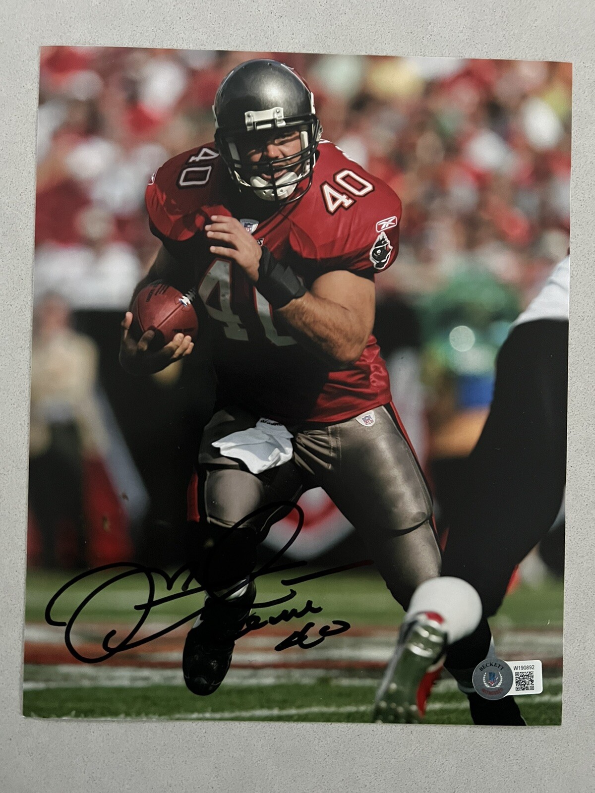 Mike Alstott Autographed Memorabilia | Signed Photo, Jersey ...