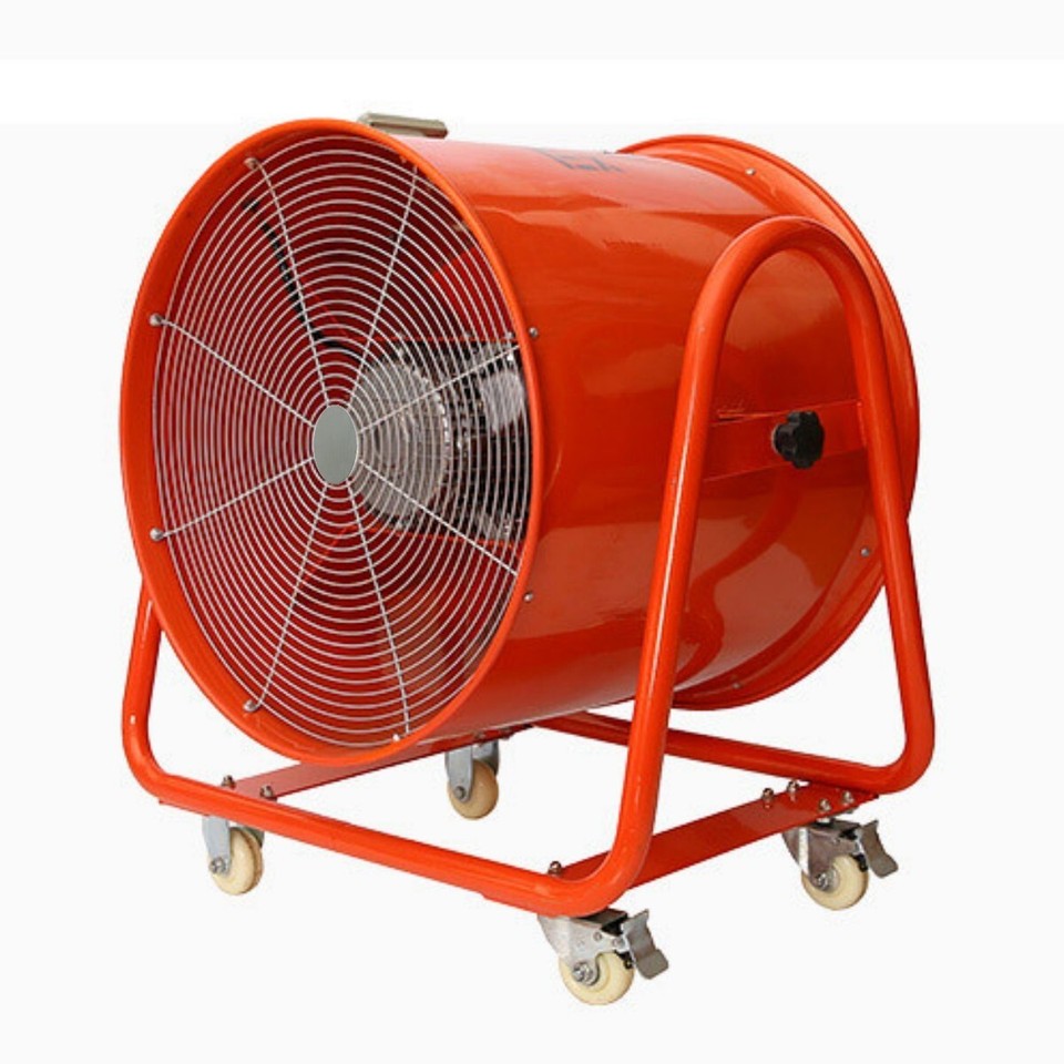 18" Axial Fan Explosion Proof Extractor for Spray Booth Paint Fumes ...