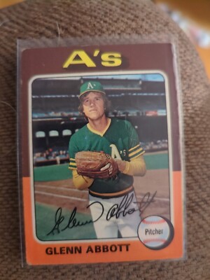 1975 Topps - #591 Glenn Abbott | eBay