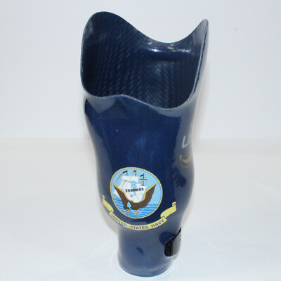 US NAVY USN PROSTHETIC LEFT BELOW KNEE LEG SOCKET w EXPULSION VALVE ...
