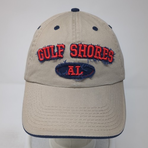 Gulf Shores AL Slideback Baseball Cap Brown OS Adjustable Embroidered ...