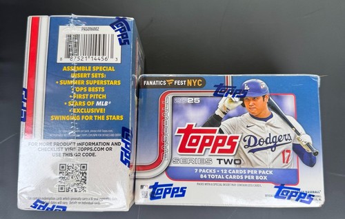 2025 Topps Series 2 FANATICS FEST EXCLUSIVE BLASTER BOX (Set of 2) | eBay