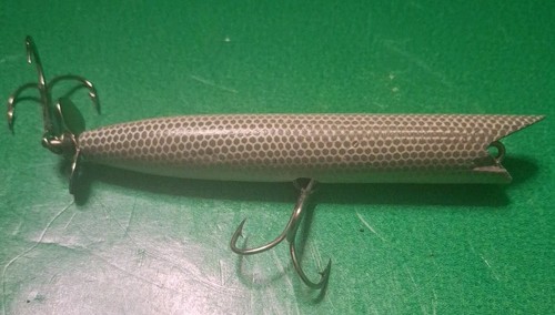 Vintage Woods Mfg. Poppa Doodle Gray Shad No Eyes lure | eBay
